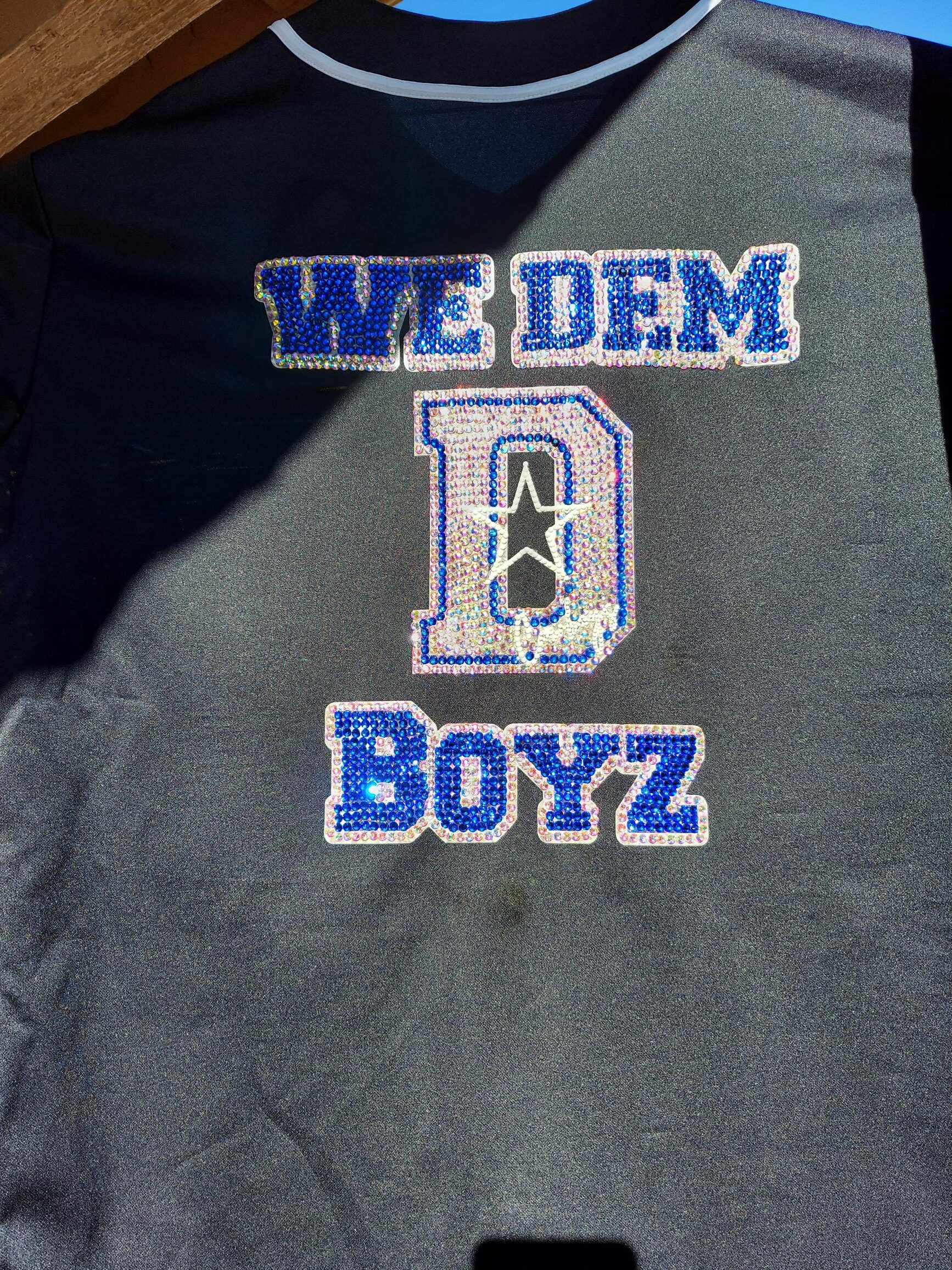 Blinged Out We Dem Boys Cowboys Jersey