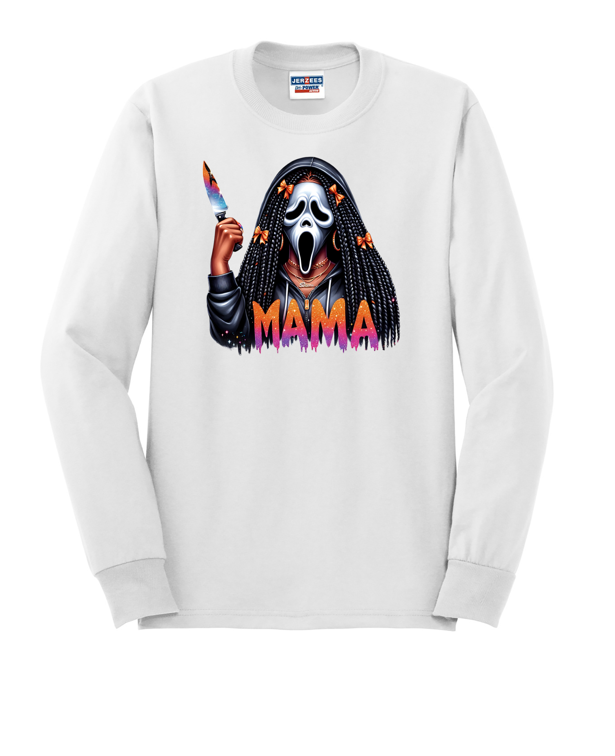 Custom Scream Mama Crew Neck Sweatshirt - Welcome