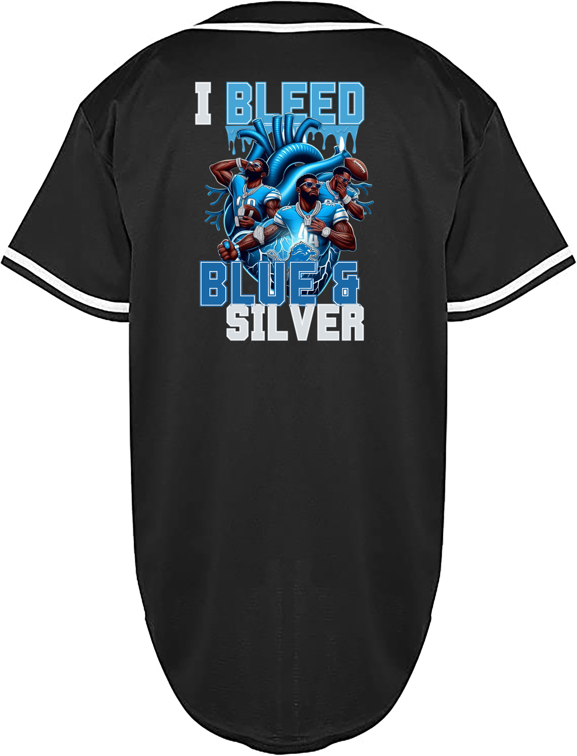 Custom Lions I Bleed Jersey